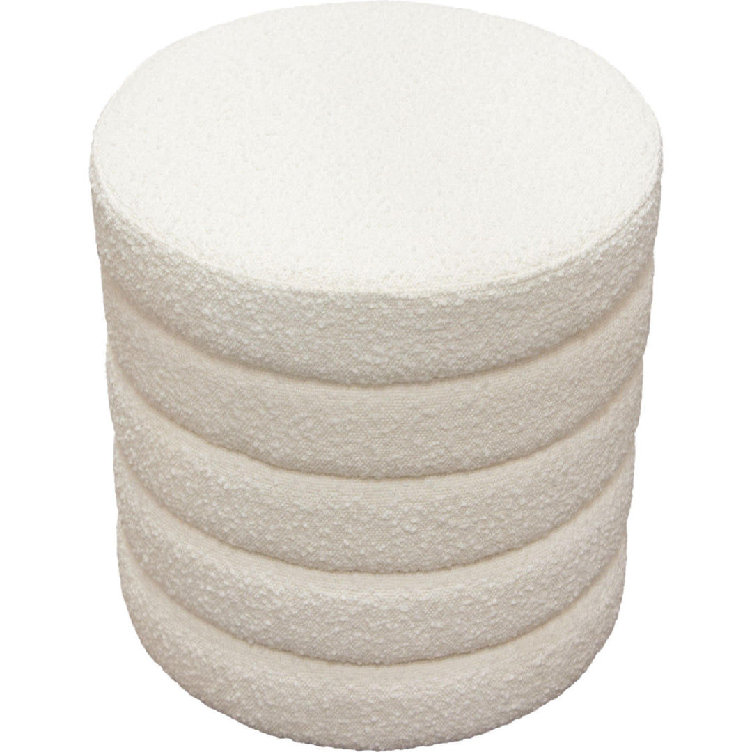 HELIX OTTOMAN IVORY – Elegant Home